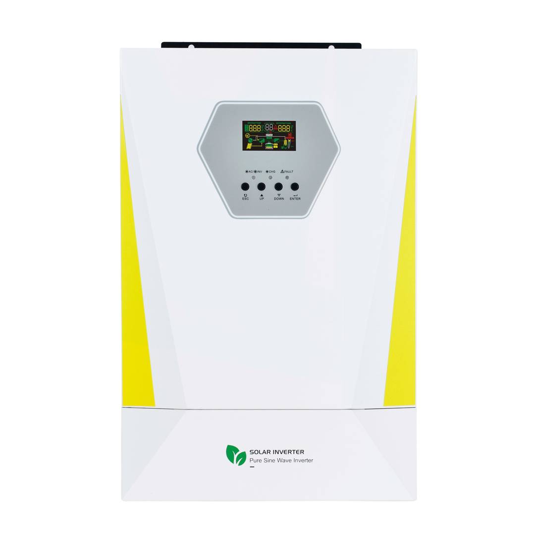 Power off grid invert 3KVA 2400W 24VDC 220V 120V with MPPT solar charge ...